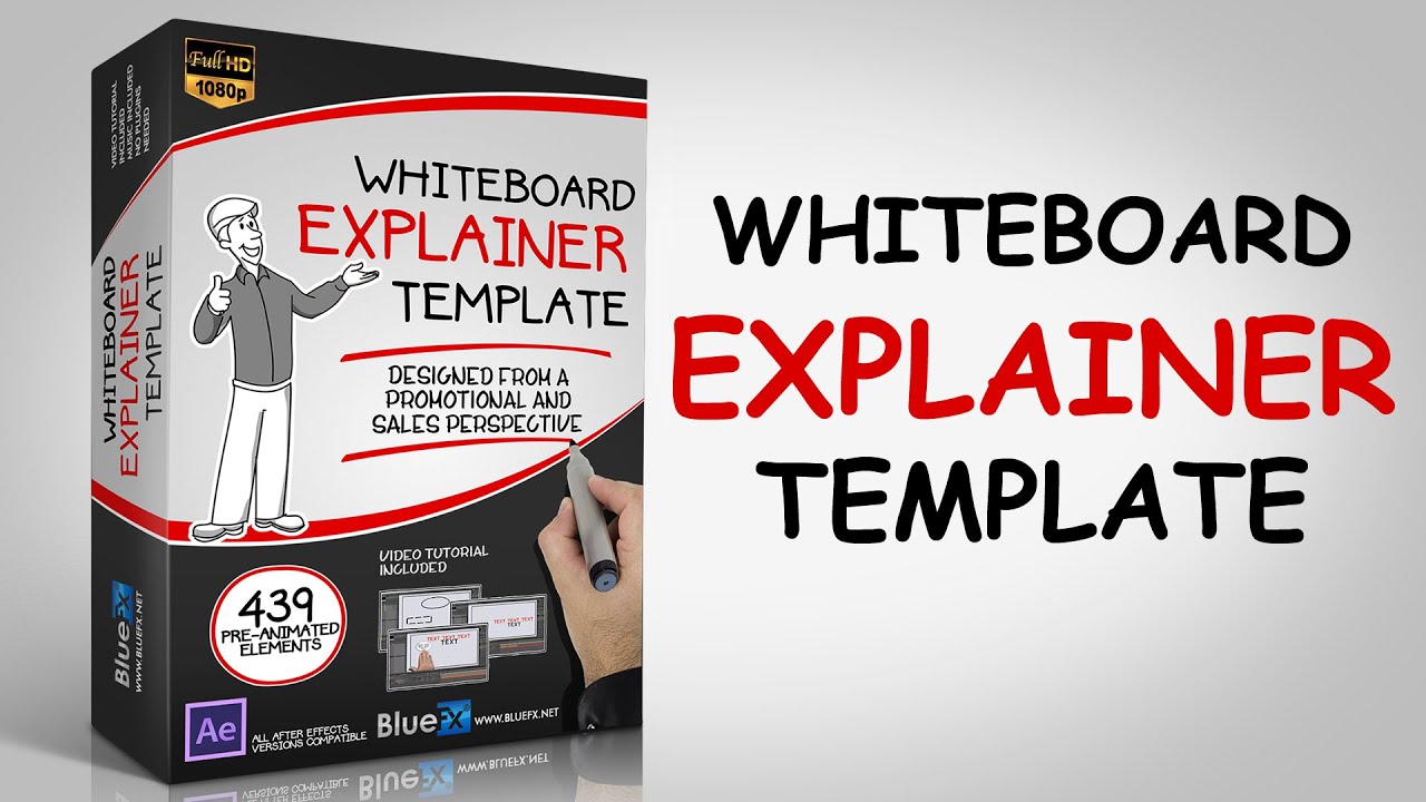 Whiteboard Explainer After Effects Template