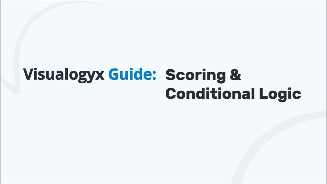 How to Use Conditional Logic & Scoring in Visualogyx Inspections: A Step-by-Step Guide