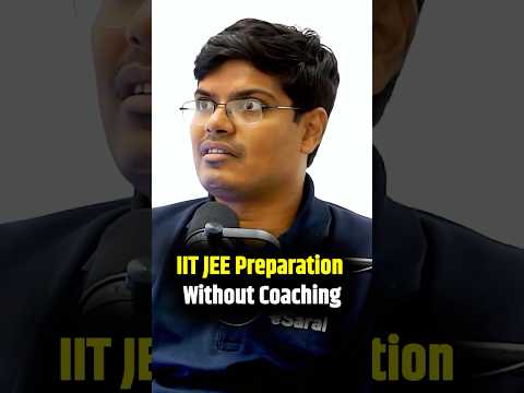 Can you clear IIT JEE without coaching? Kya Self Study Se JEE Niklega❓#shorts #iitjee #jee #esaral