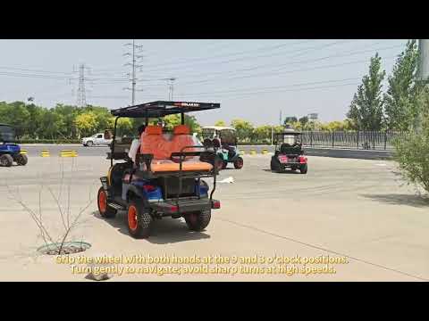 Certification 48V150AH 4-Seater Electric Golf Cart with Lithium Motor Golf Carts for Golf Course