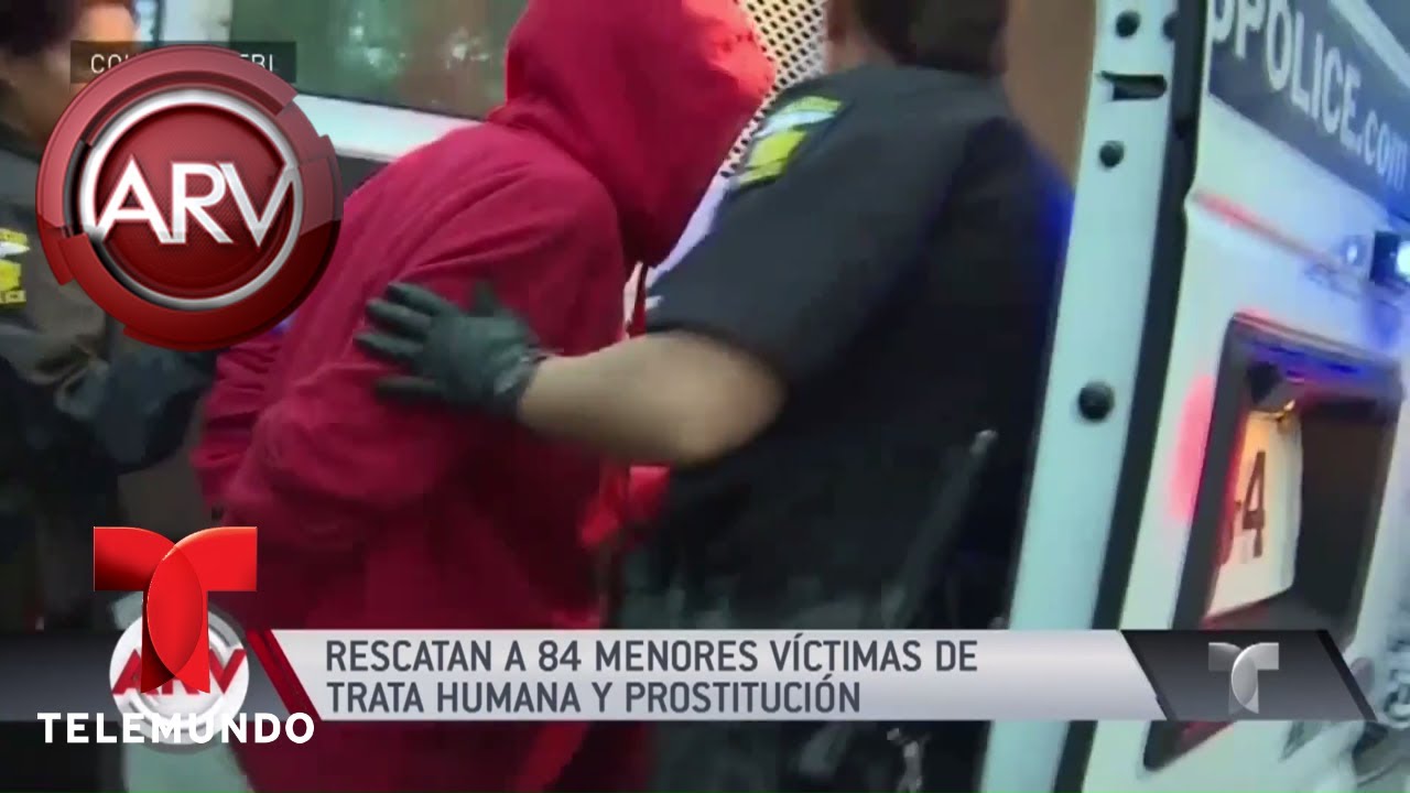 Rescatan a 84 menores víctimas de trata humana | Al Rojo Vivo | Telemundo