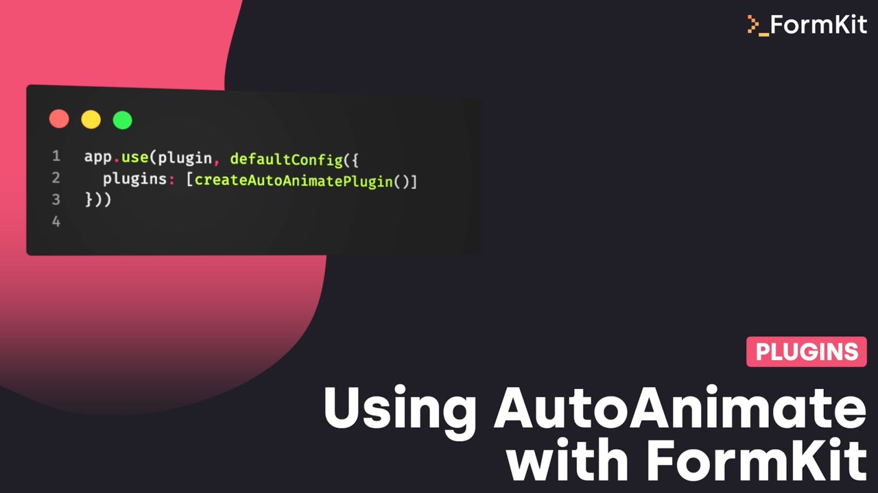 Use AutoAnimate with FormKit