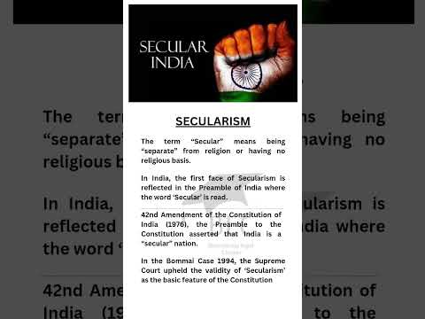 Do you know about Indian secularism #secularism #shorts #constitution