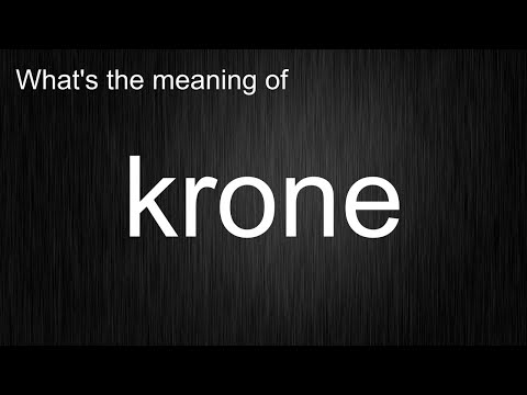 Learn When to Use the Word "krone"! Master the Correct Pronunciation!