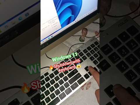 Shut Down Your PC With a Keyboard Shortcut (Windows 11) #shorts #windows11 #shutdown shorts