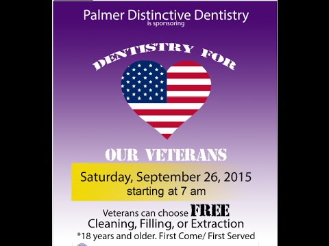 Dentist Greenville SC - Dr. Palmer offering free procedures to veterans