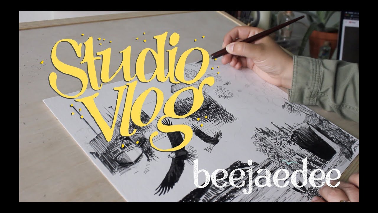 Beejaedee Studio Vlog 001 - A Weekend in the Life of an Artist