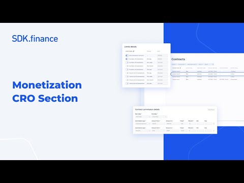 Mastering Monetization for a Financial Institution: SDK.finance CRO Section Demo