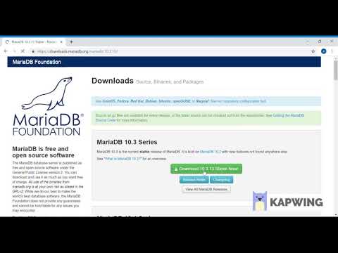 MariaDB-Features, download and installation