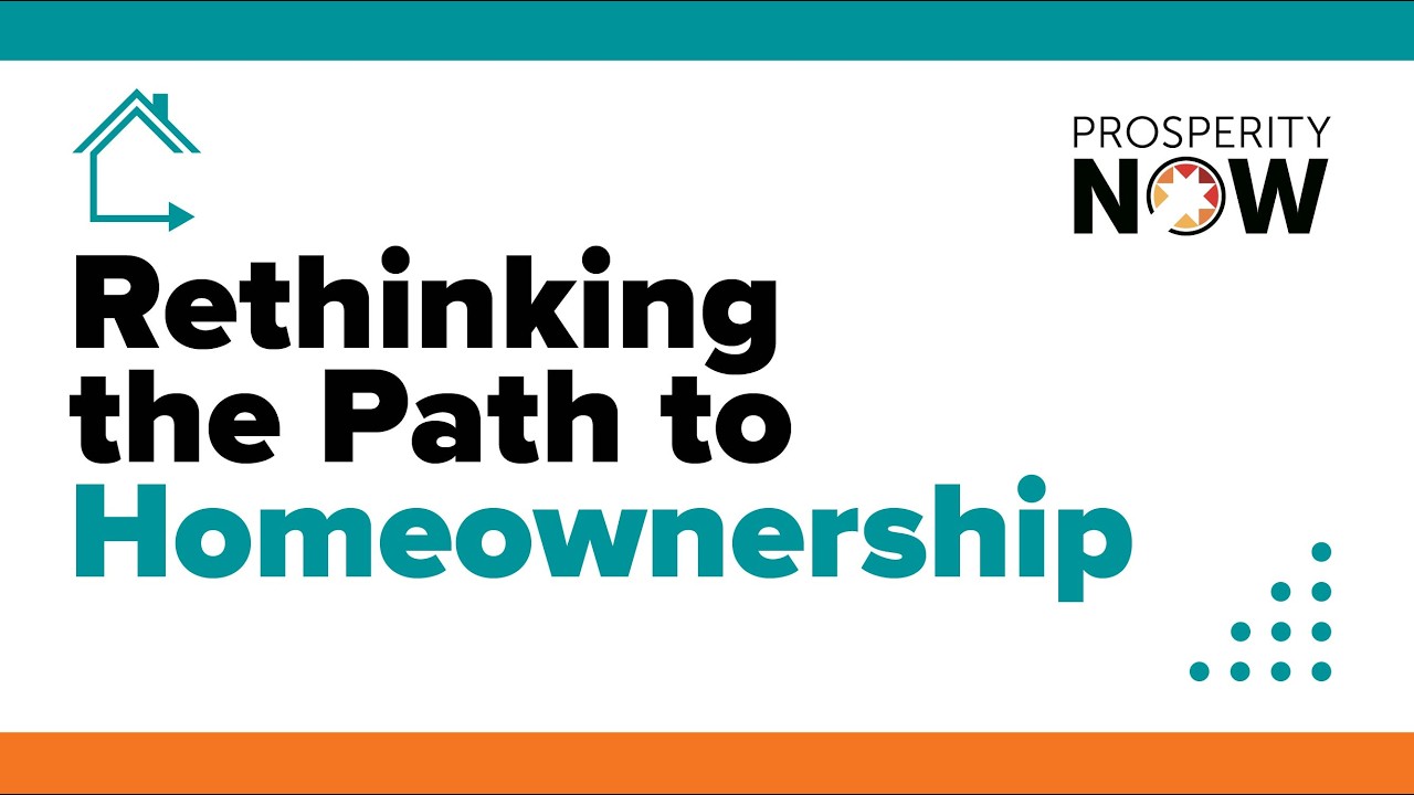 Rethinking the Starter Home: New Pathways into Homeownership