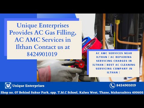 Unique Enterprises Provides AC Gas Filling, AC AMC Services in Ilthan Contact us at 8424901019