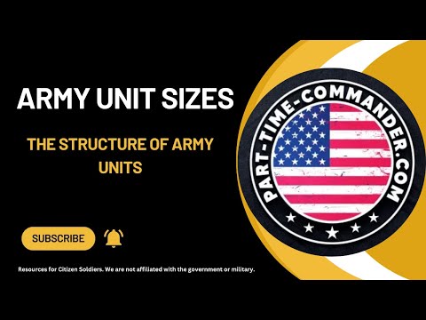 Army Unit Sizes: The Structure of Army Units