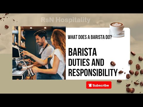 Duties and Responsibilities of a Barista | RsN Hospitality