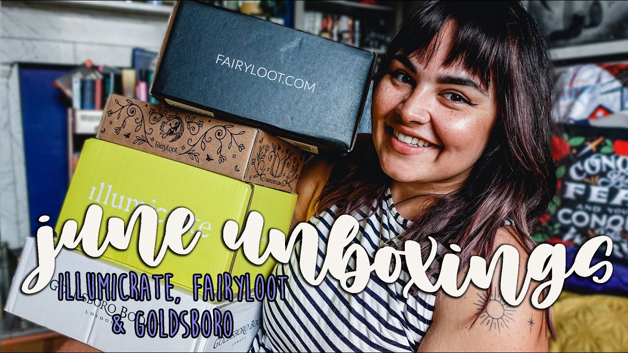 Big June Book Unboxing! Illumicrate, Fairyloot, And Gsff!! 2022 - book ...