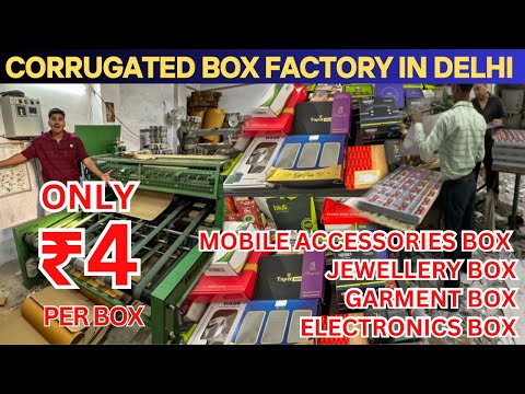 Corrugated Box Manufacturers in Delhi | Starting @₹4 | Box Manufacturer