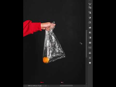 Remove background of transparent objects in Photoshop - Tutorial ! #shorts #photoshop