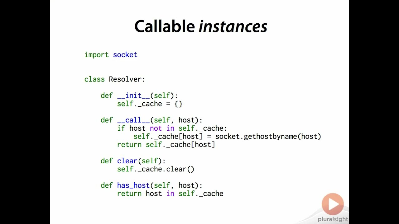 Python: Callable Instances