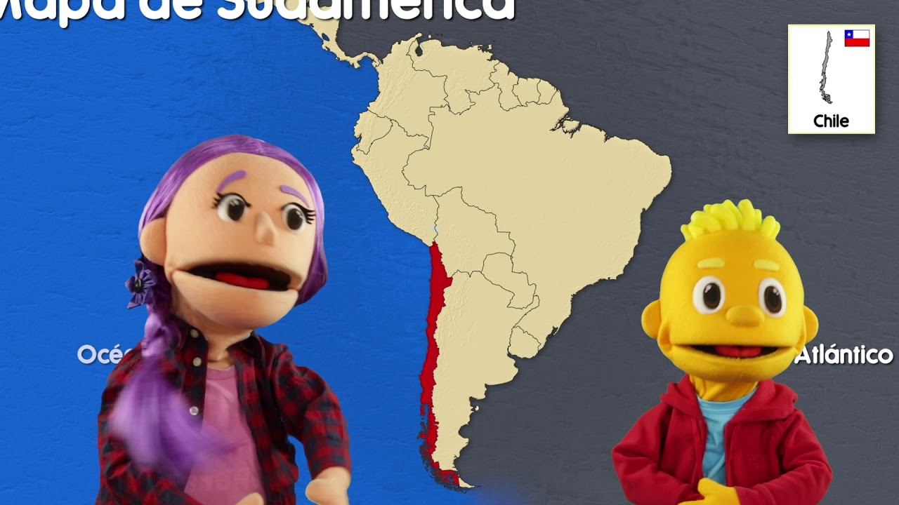 Chile en el mapa