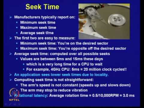 Mod-23 Lec-32 Storage Technology