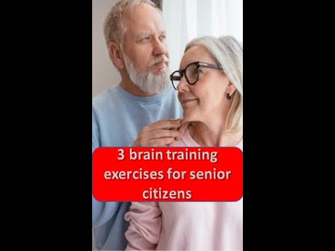 shorts# seniors citizens -whats the 3 best brain training exercises to train your brain and memory