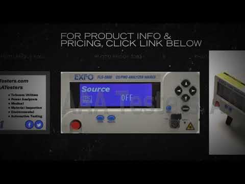 EXFO FLS-5834 SM CD / PMD Analyzer Source FLS-5800