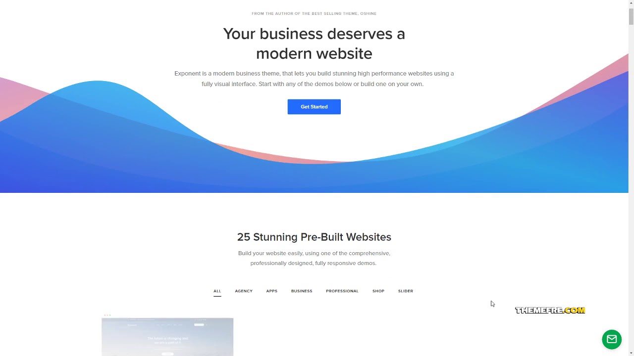 Exponent - Modern Multi-Purpose Business WordPress theme