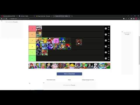 SSF1 Tier list