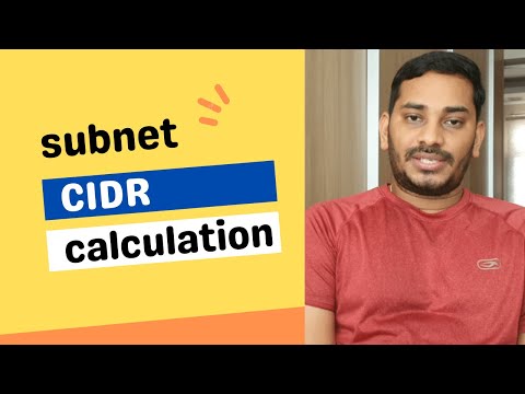 CIDR subnet calculaton