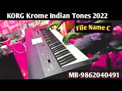 KORG KROME Indian Tones 2022 File name C | 127 | Krome ex | Orchestal tones for Korg Krome |Pcg file