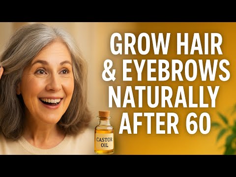 Grow Hair & Eyebrows Naturally After 60 – Castor Oil Secrets Revealed
