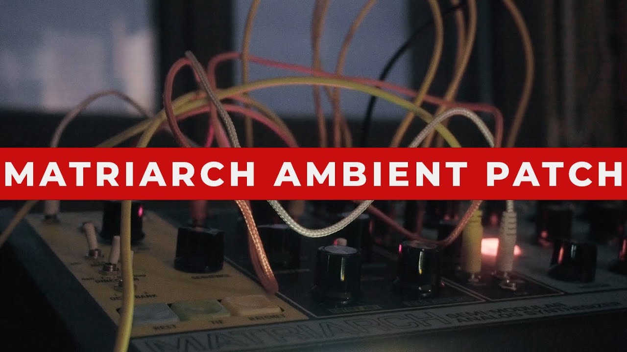 Generative ambient patch #moogmatriarch