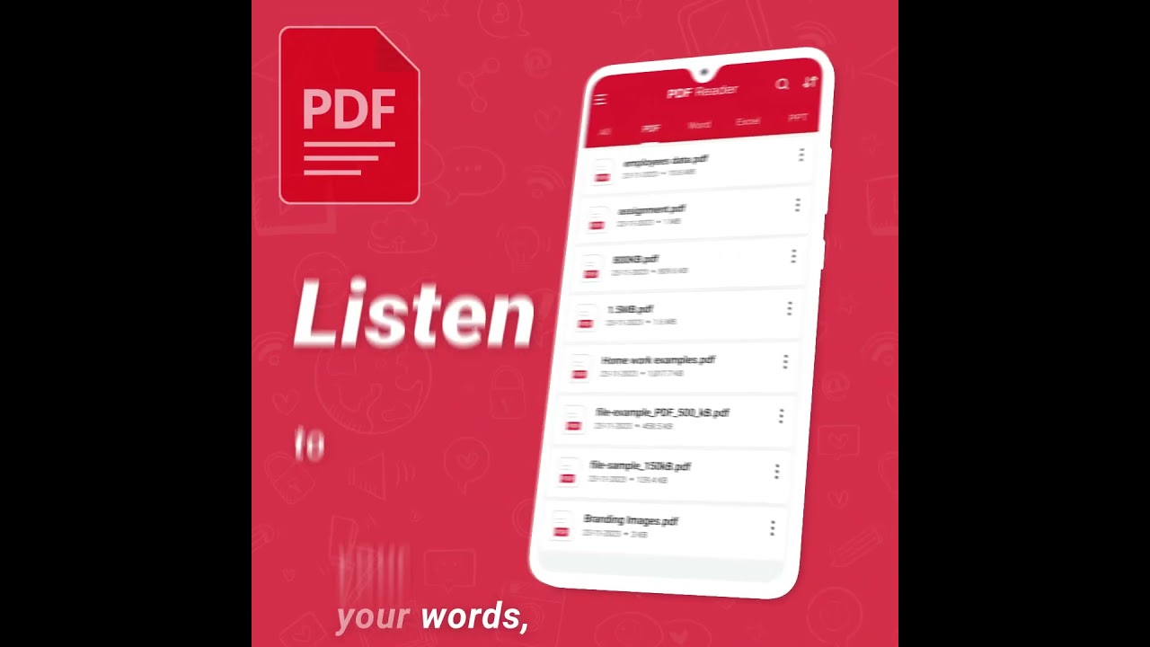 PDF Reader Text to Speech App