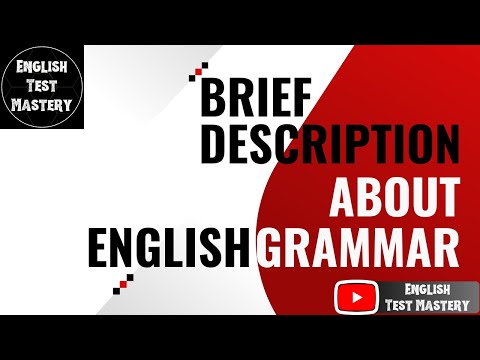 Brief Description About English Grammar | Simple English Grammar Describe | EnglishTestMastery
