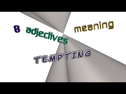 tempting - 8 adjectives having the meaning of tempting (sentence examples)