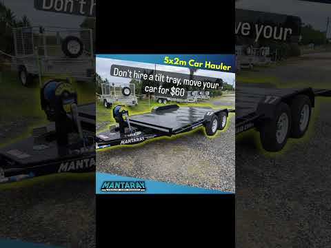 Skip the tilt trailer, everybody hires car trailers