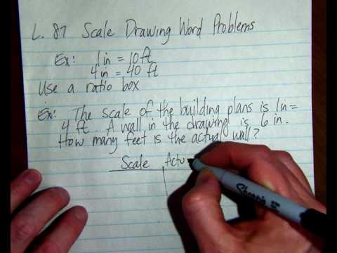Scale Drawing Word Problems