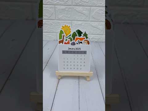 🌿 Introducing the Forest Stackable Mini Calendar 2025! 🍃 #2025 #calendar #trending