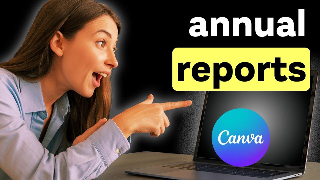 How to Make Annual Report Design with Canva