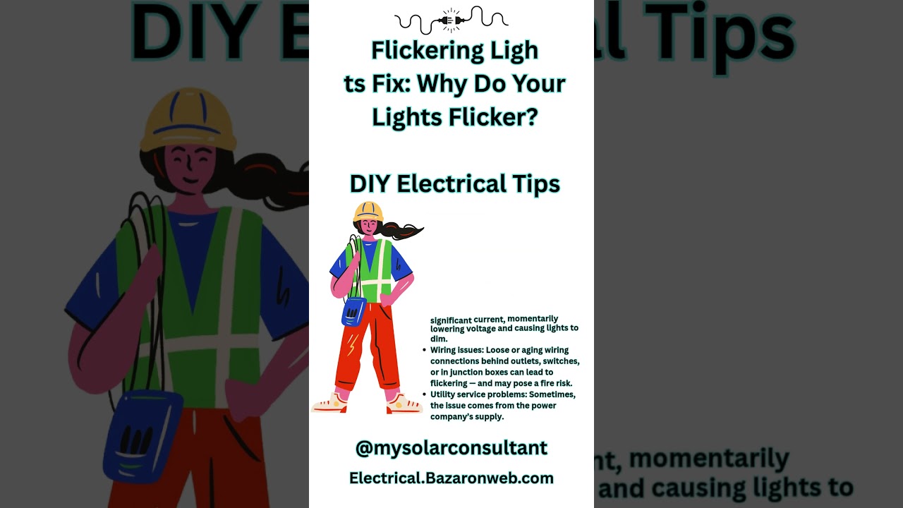 Flickering Lights Fix Why Do Your Lights Flicker - Diy Electrical Tips
