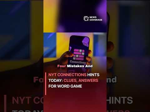 NYT Connections hints today: Clues, answers for word game #entertainment #entertainmentnews