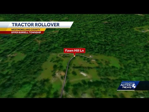 Coroner: 74-year-old killed after tractor rollover in Westmoreland County