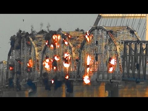 Eggner’s Ferry Bridge Spans B, C, D & E over Kentucky Lake - Controlled Demolition, Inc.