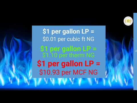 NG VS LP how to compare propane and Natural Gas prices