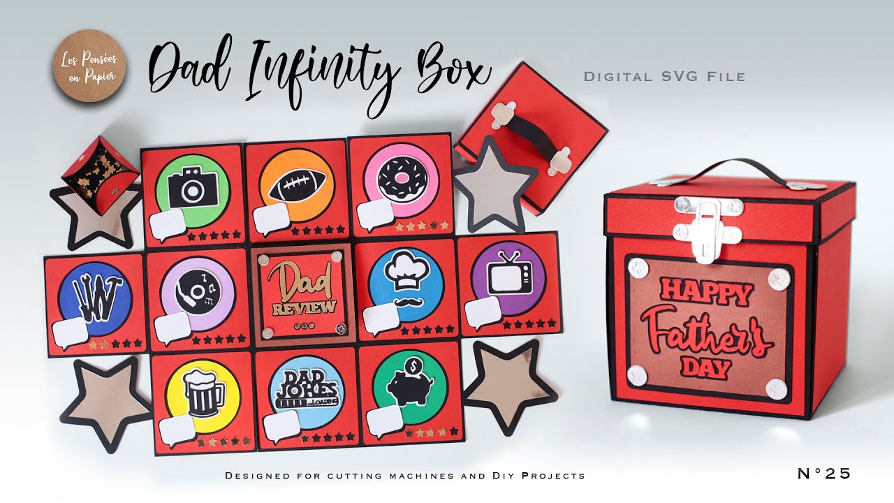 SVG PROJECT DAD INFINITY BOX ASSEMBLY TUTORIAL | LPP | N25