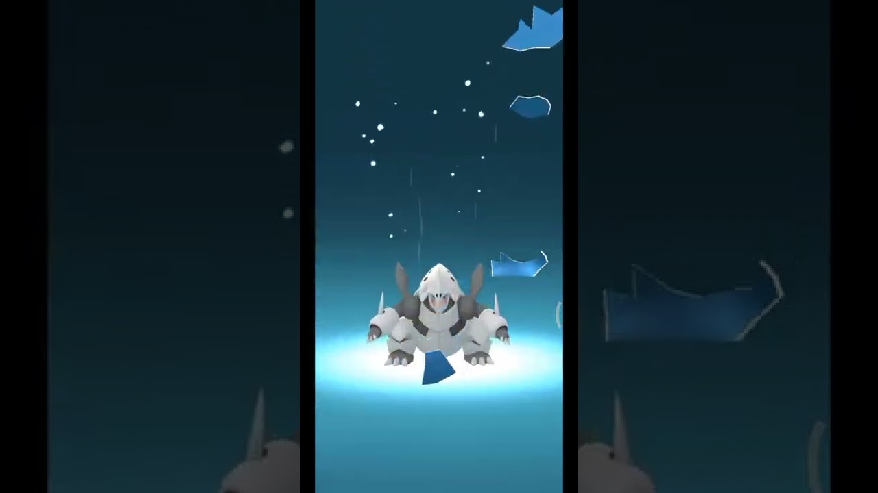 Evolving Aggron Into Mega Aggron In Pokemon Go #shorts #pokemongo