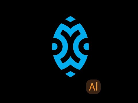 How to Creat a Monogram Letter X logo tutorail techniques in adobi illustrator cc shorts.