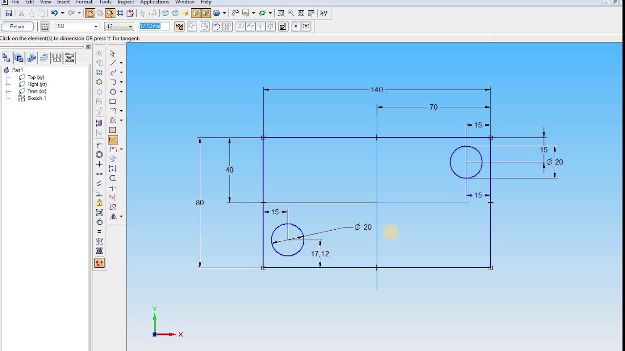SAMPLE MODEL IN SOLID EDGE V19(Exercise 9)