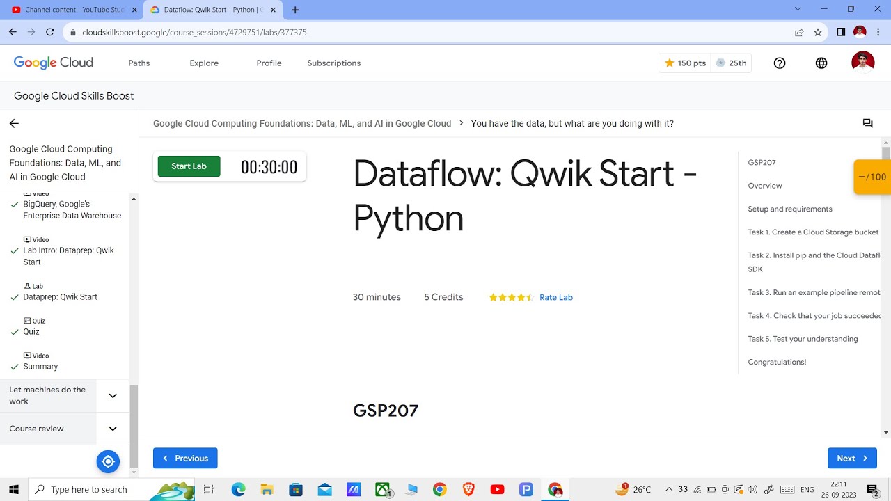 Dataflow: Qwik Start - Python || Lab Solution || Step By Step Tutorial || GDSC 2023