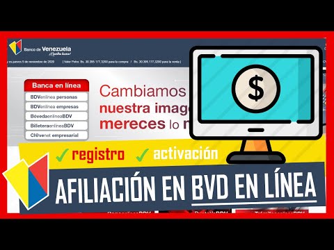 Cómo AFILIARSE al Sistema BDV EN LÍNEA del Banco de Venezuela ✅【Registro CLAVENET】