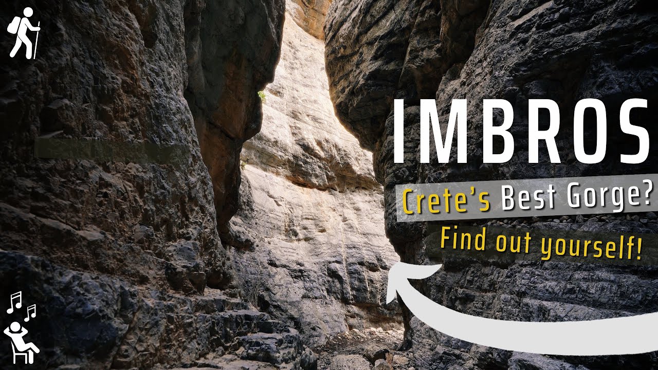 Discover This EPIC CANYON Trail | Imbros Gorge Crete [Virtual Hike 4K] with relaxing music